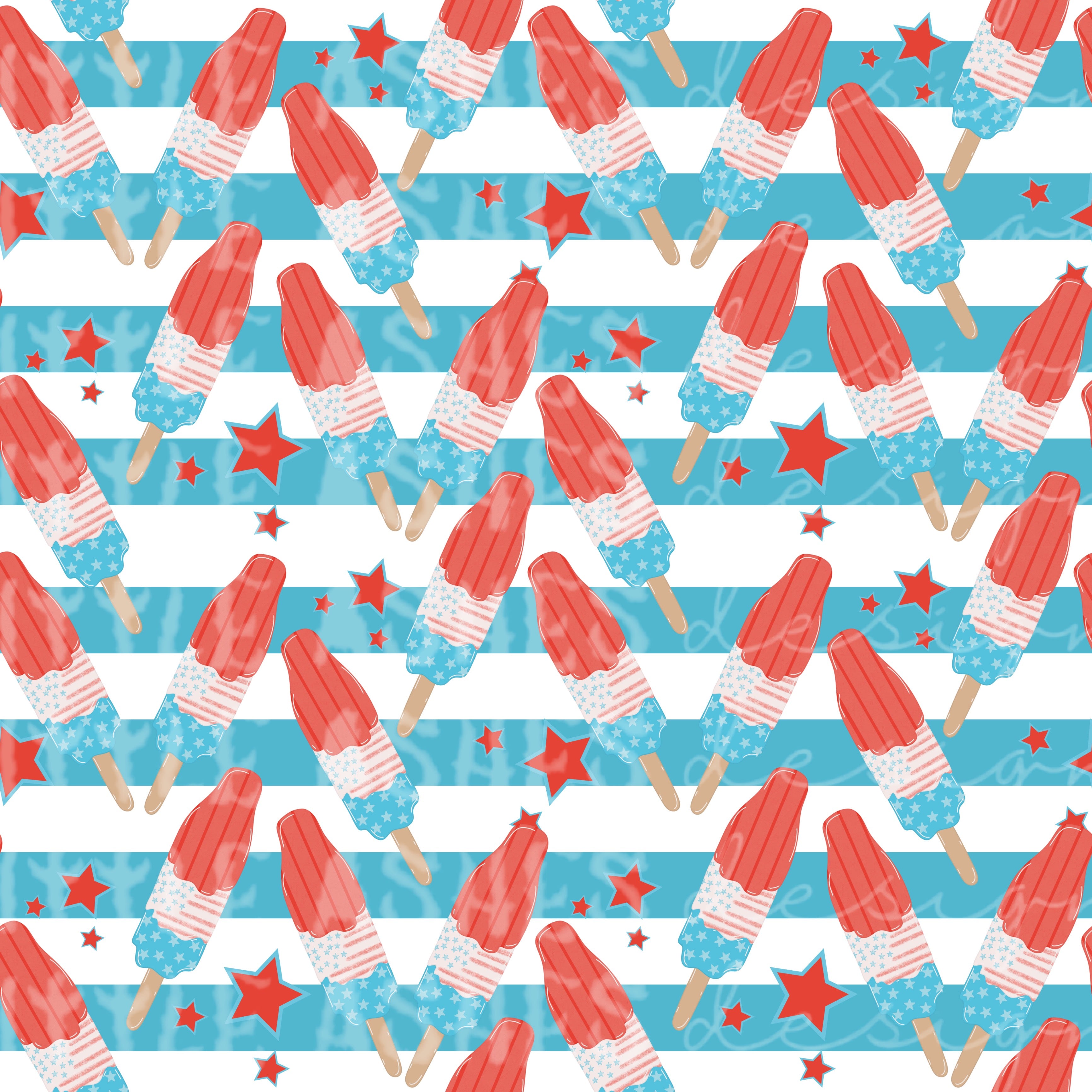 Popsicles, stars, and stripes – Little Ashes Designs