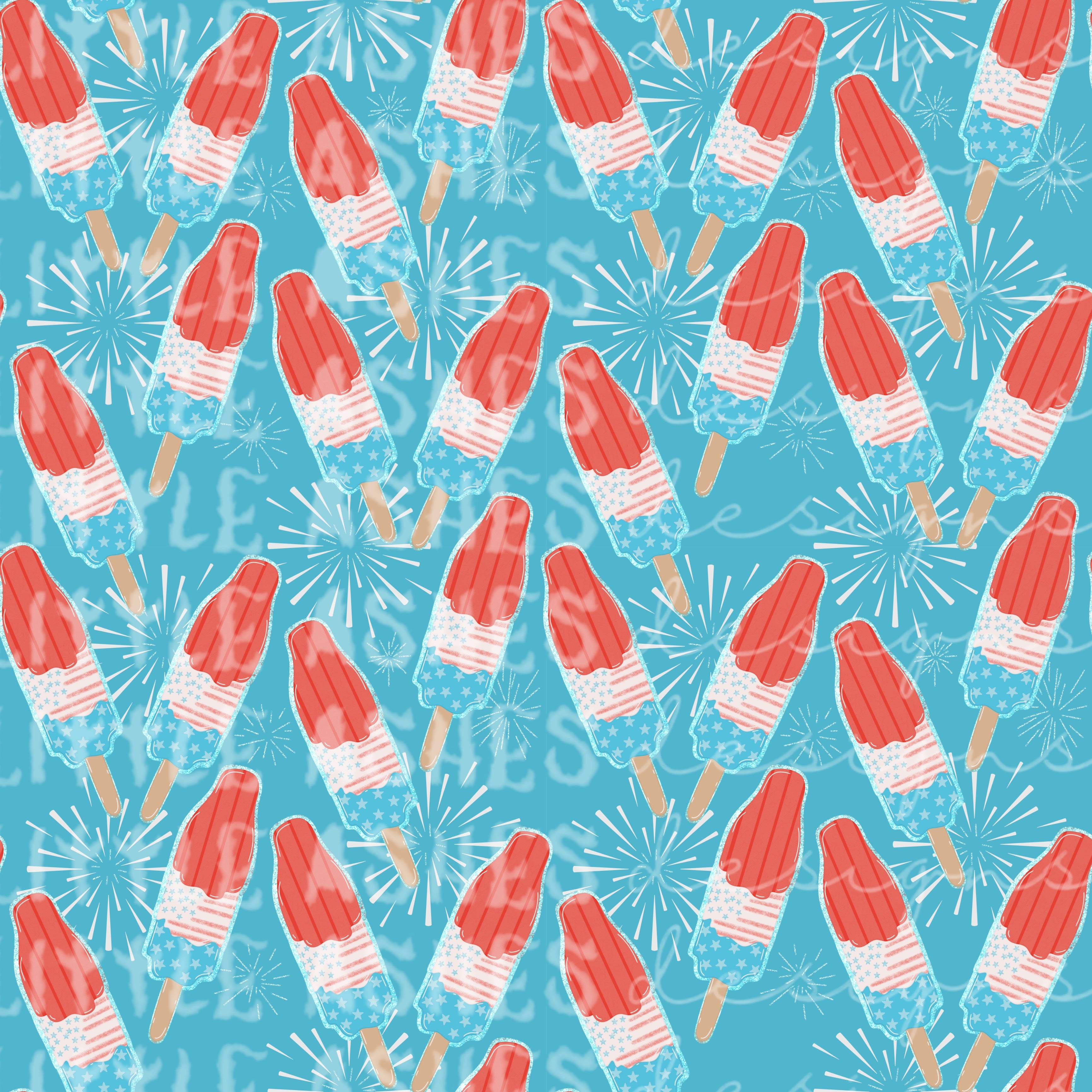 Fireworks and popsicles – Little Ashes Designs