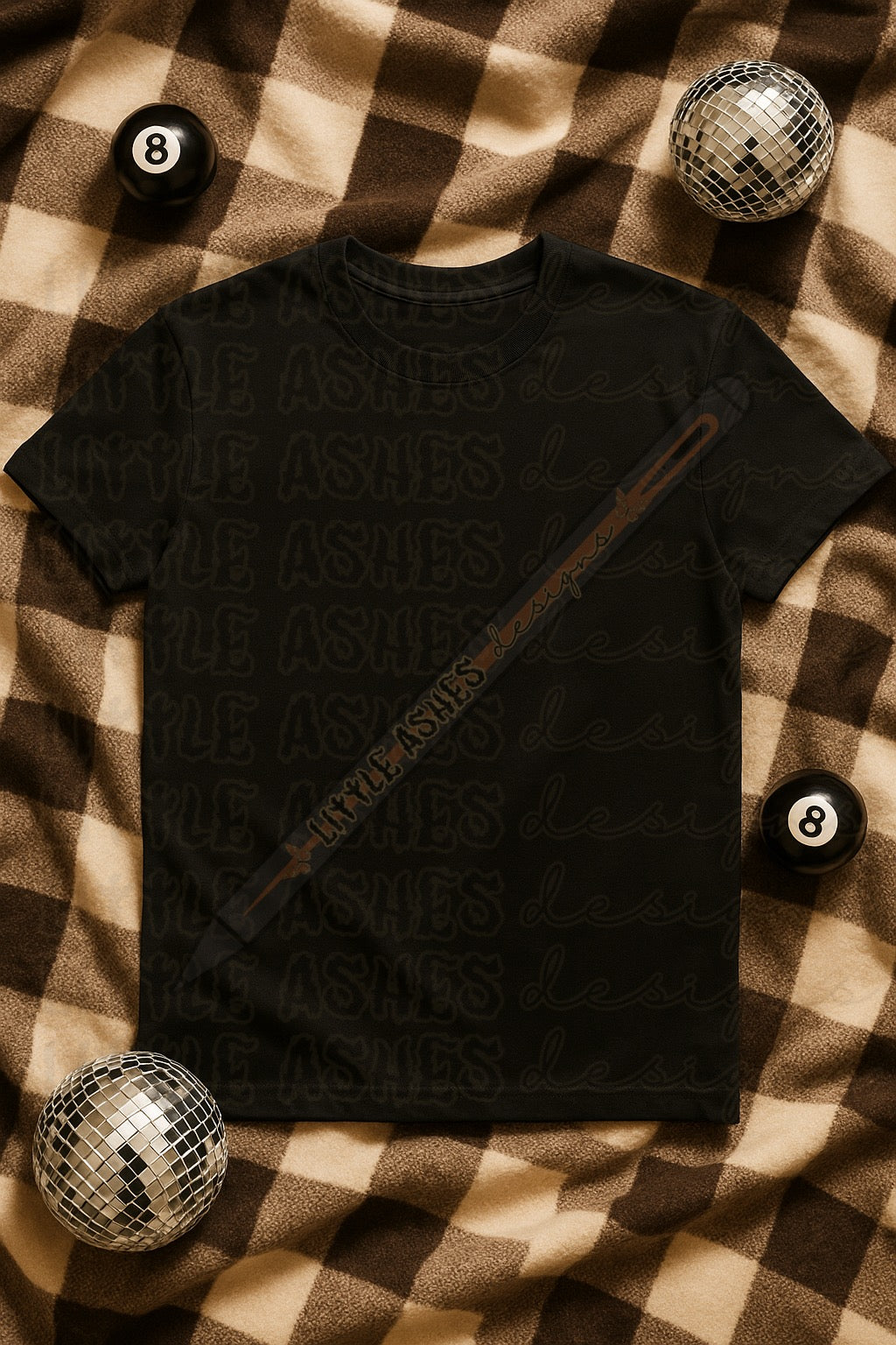 Brown checks mockup – Little Ashes Designs