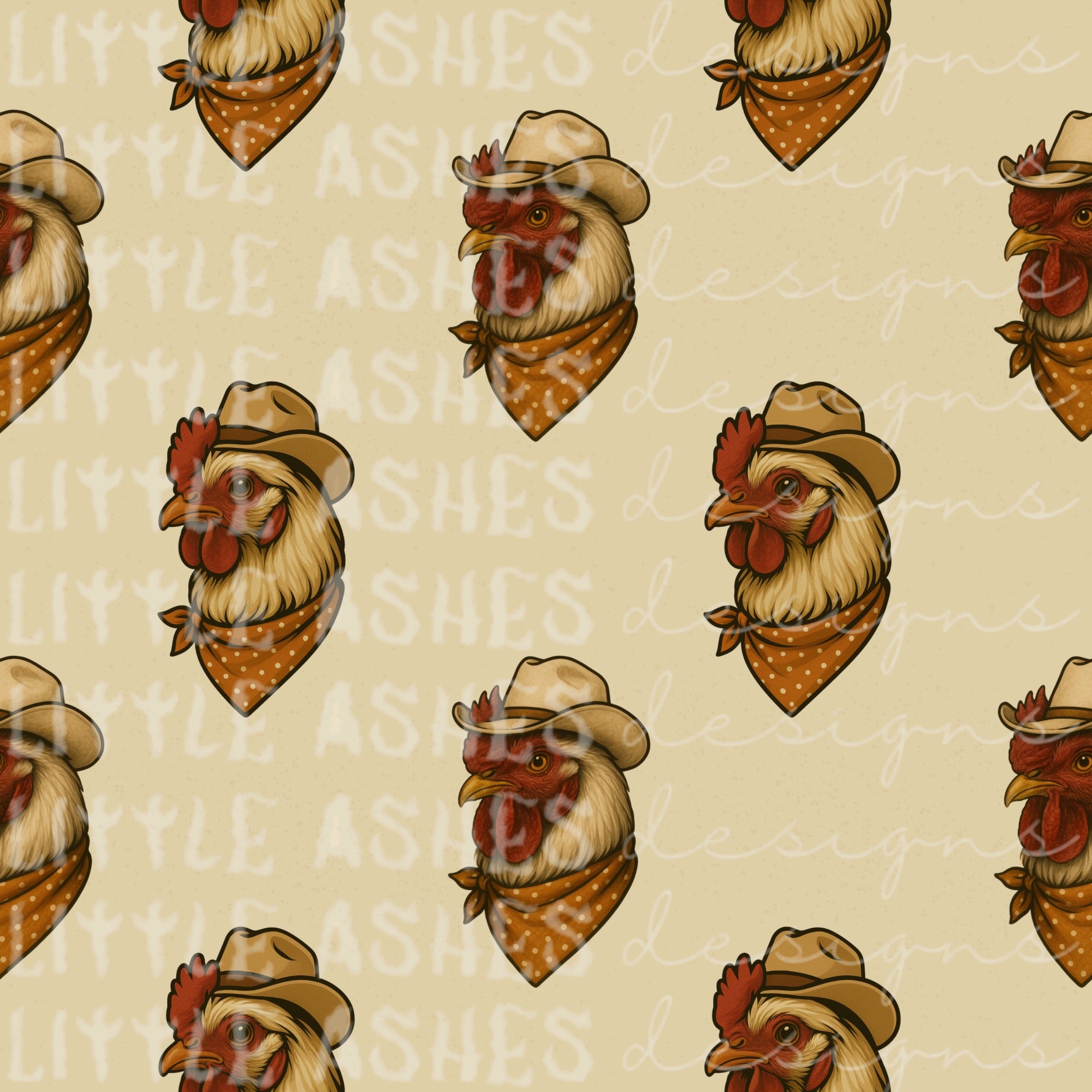 Cowboy chickens – Little Ashes Designs