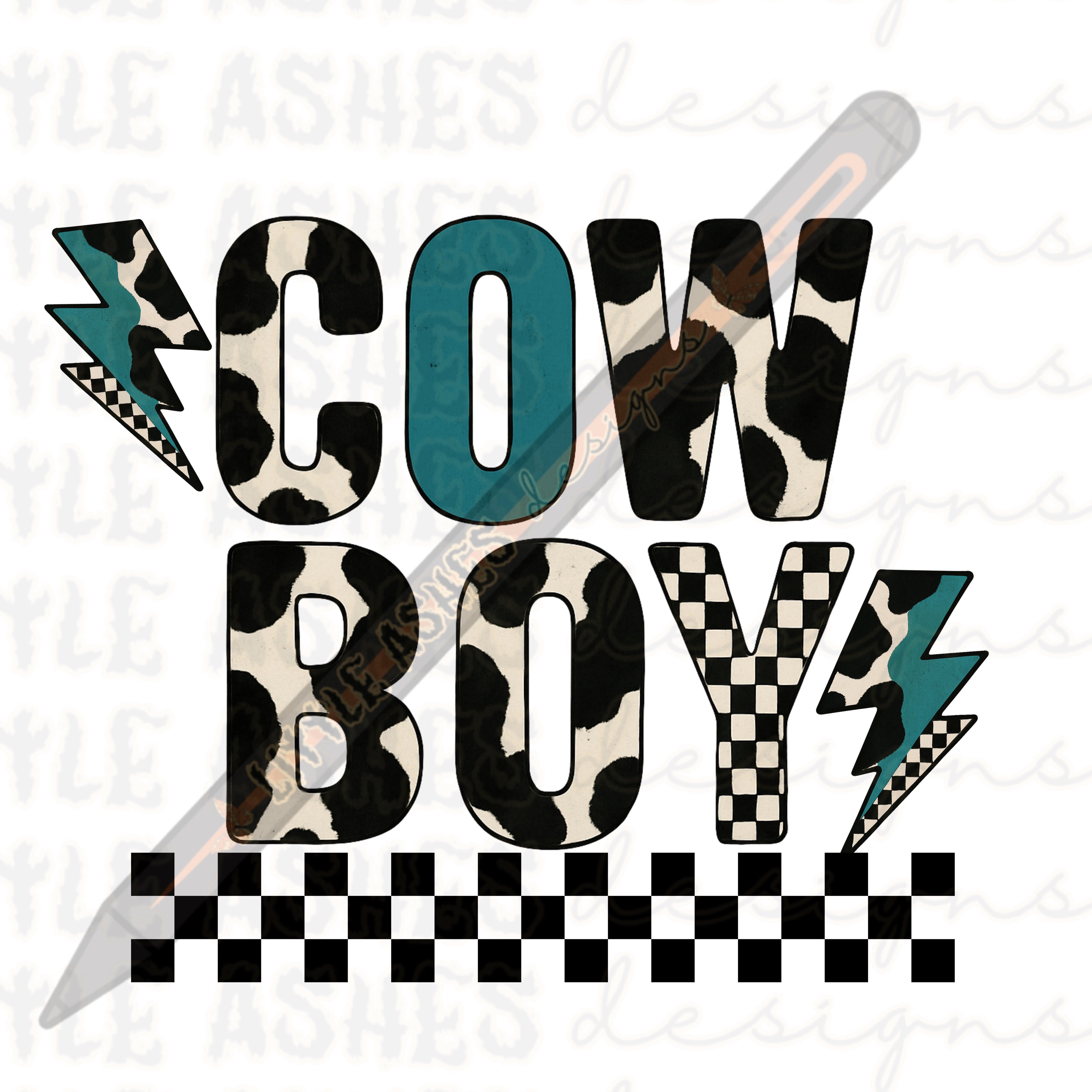 Cowboy grunge png – Little Ashes Designs