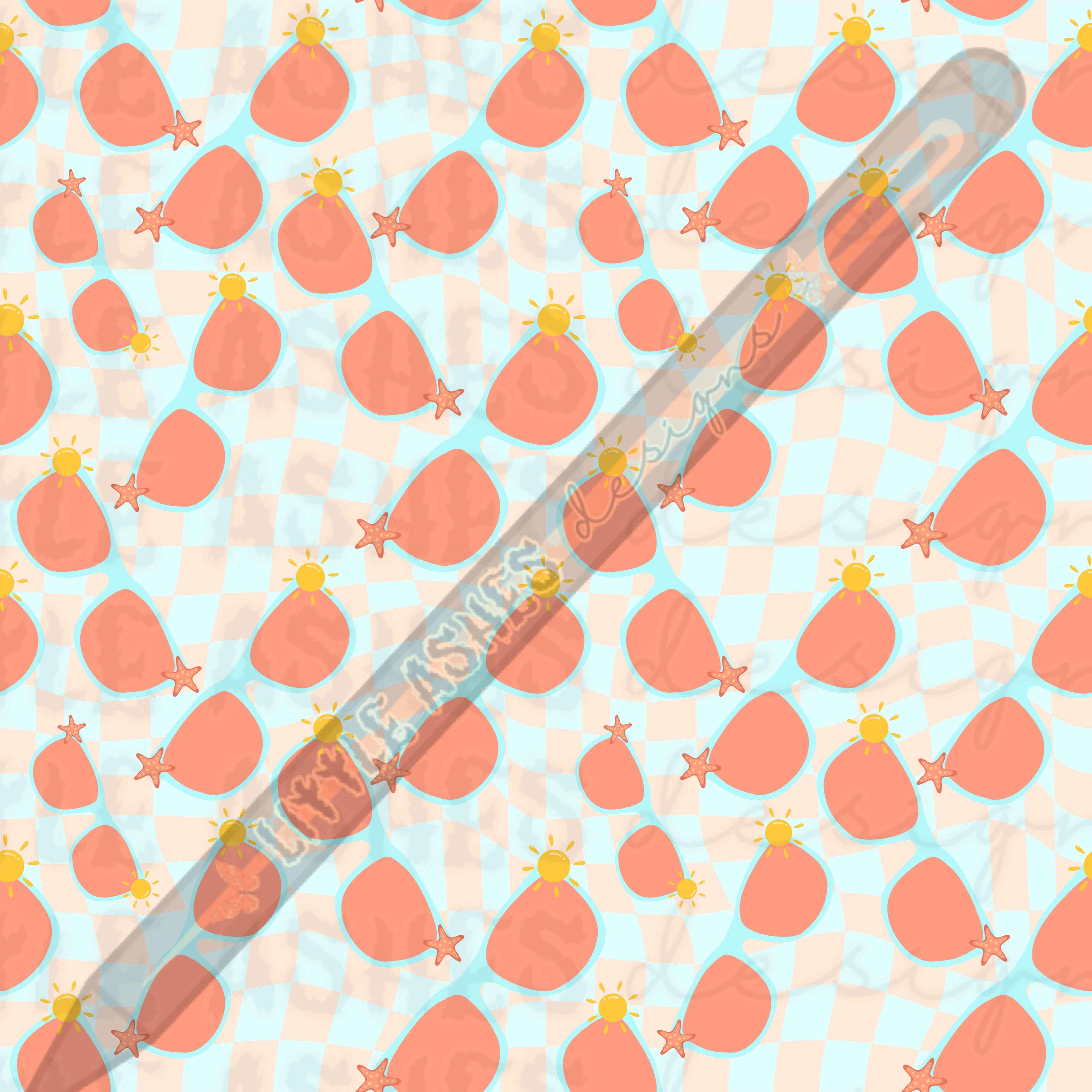 Summer checks and blue shades – Little Ashes Designs